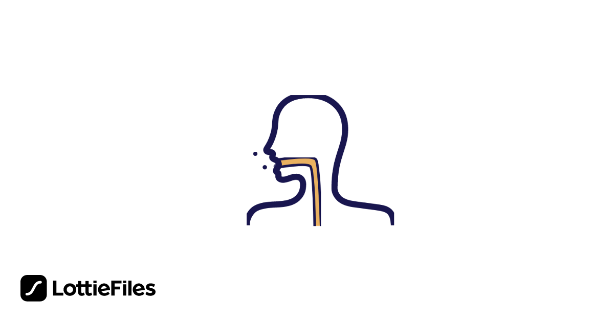 Free Coughing Animation by Weerk | LottieFiles