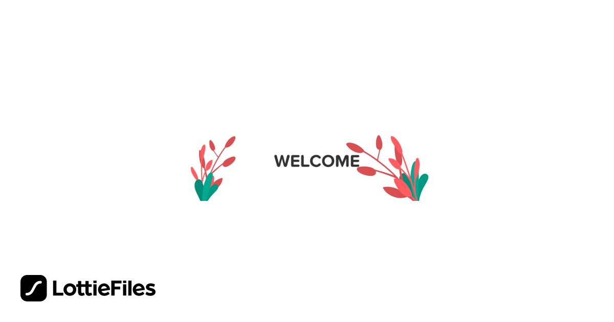 Free Welcome title animation Animation by Emin | LottieFiles