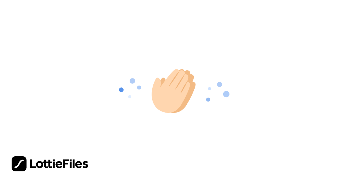 Free clapping Animation by 조아해 | LottieFiles