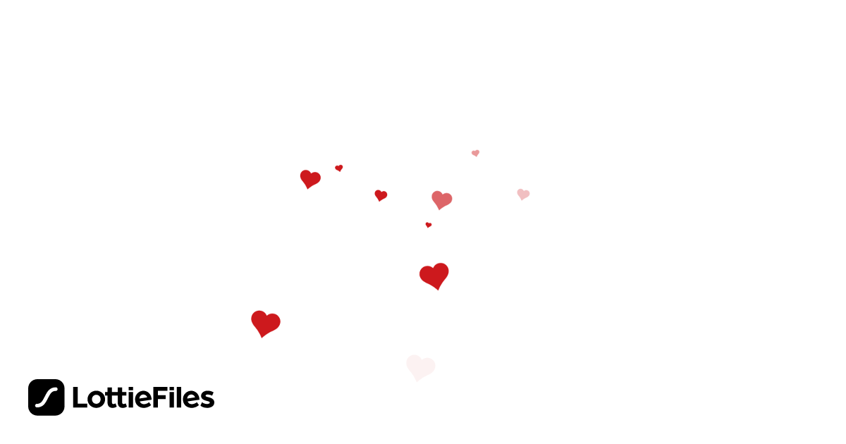 Free Heart Particles Animation by Bhargav | LottieFiles