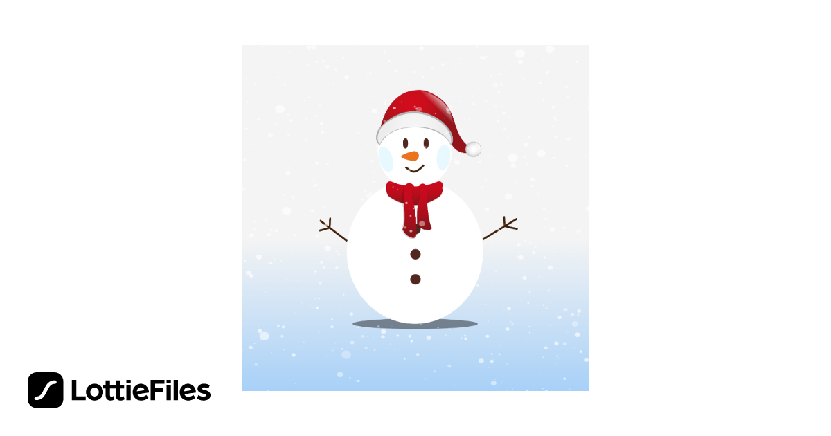 Free snowman Animation by mahsa karimdadian | LottieFiles