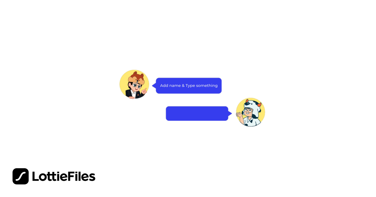 Free chatting Animation by My | LottieFiles