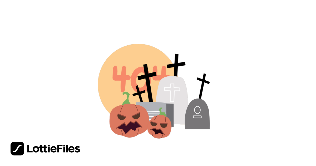 Free Halloween Error Animation by Bashir | LottieFiles