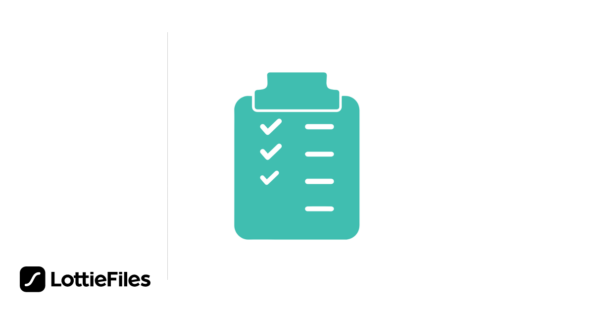 Free Check list animation Animation by Jess | LottieFiles