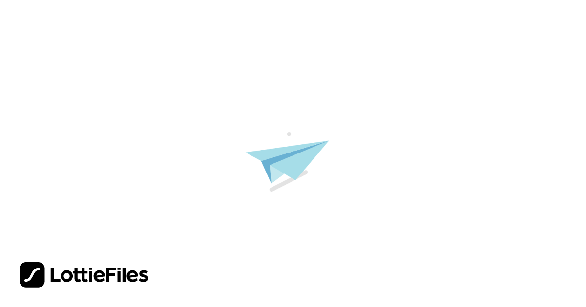 Free mail send as paper plane Animation by Joel Chan | LottieFiles