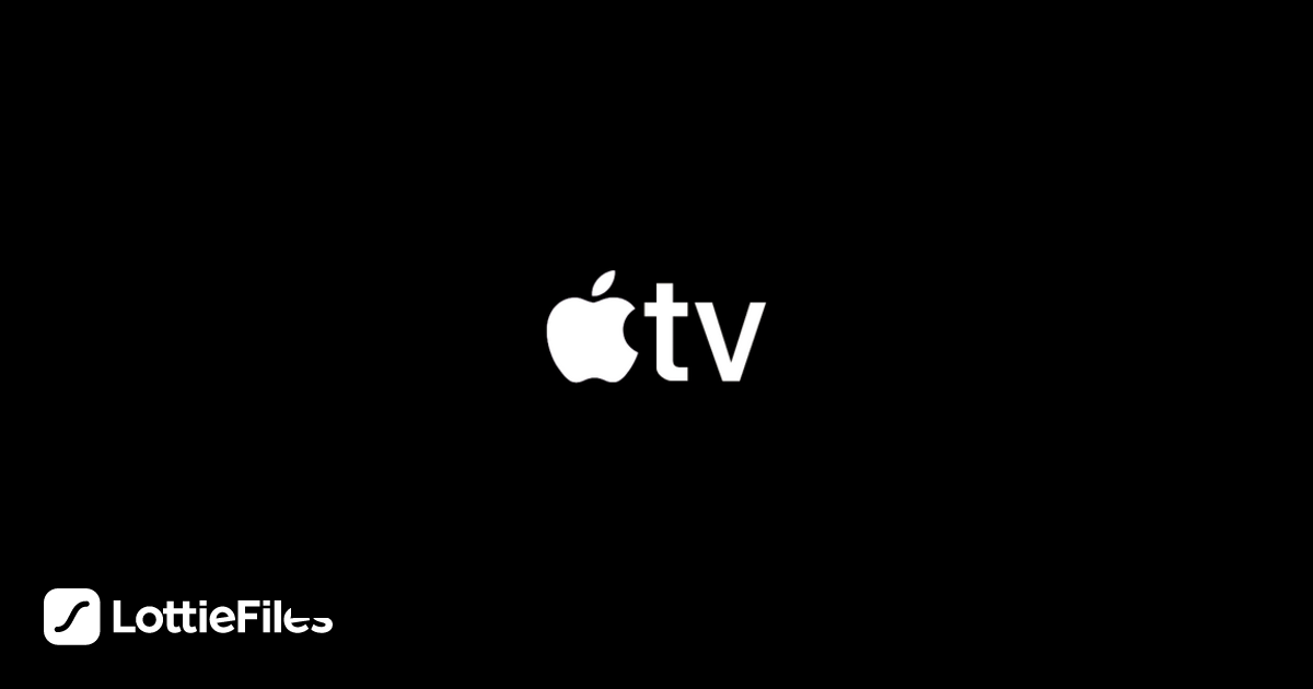 Free Apple TV Mnemonic Logo Animation by Adam Kiyoshi | LottieFiles