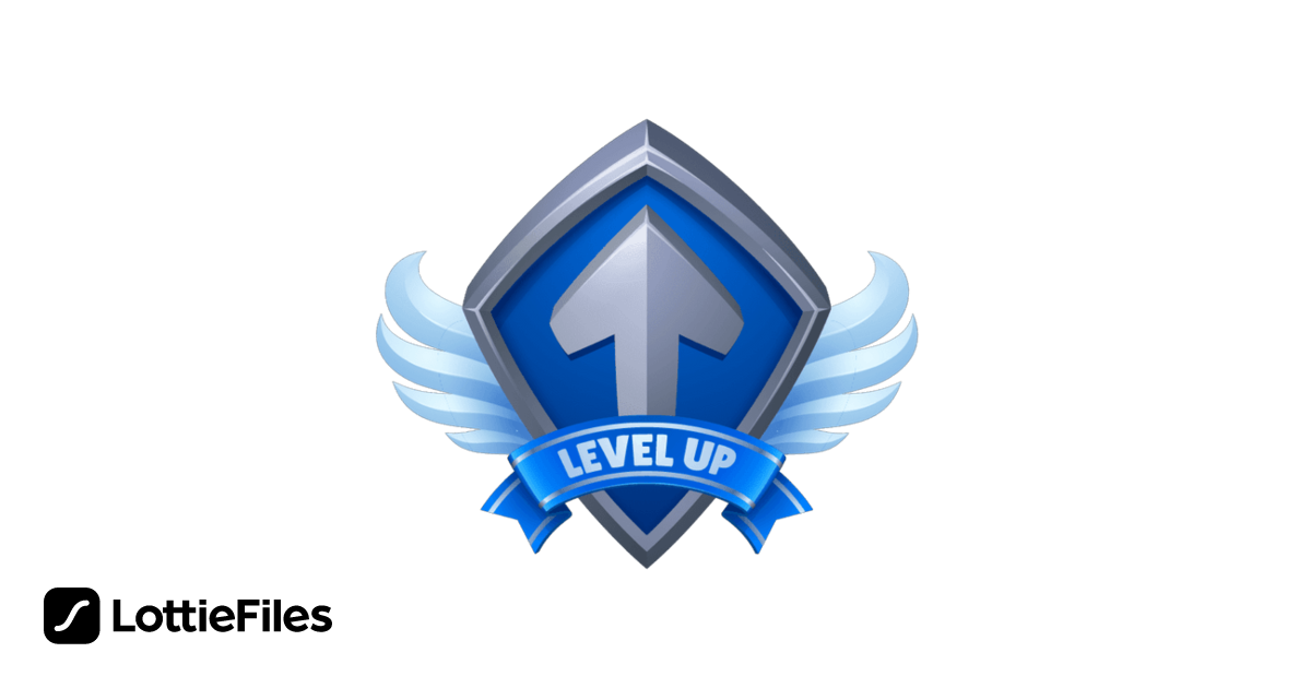 Free Level Up Badges Animation by Abdul Latif | LottieFiles