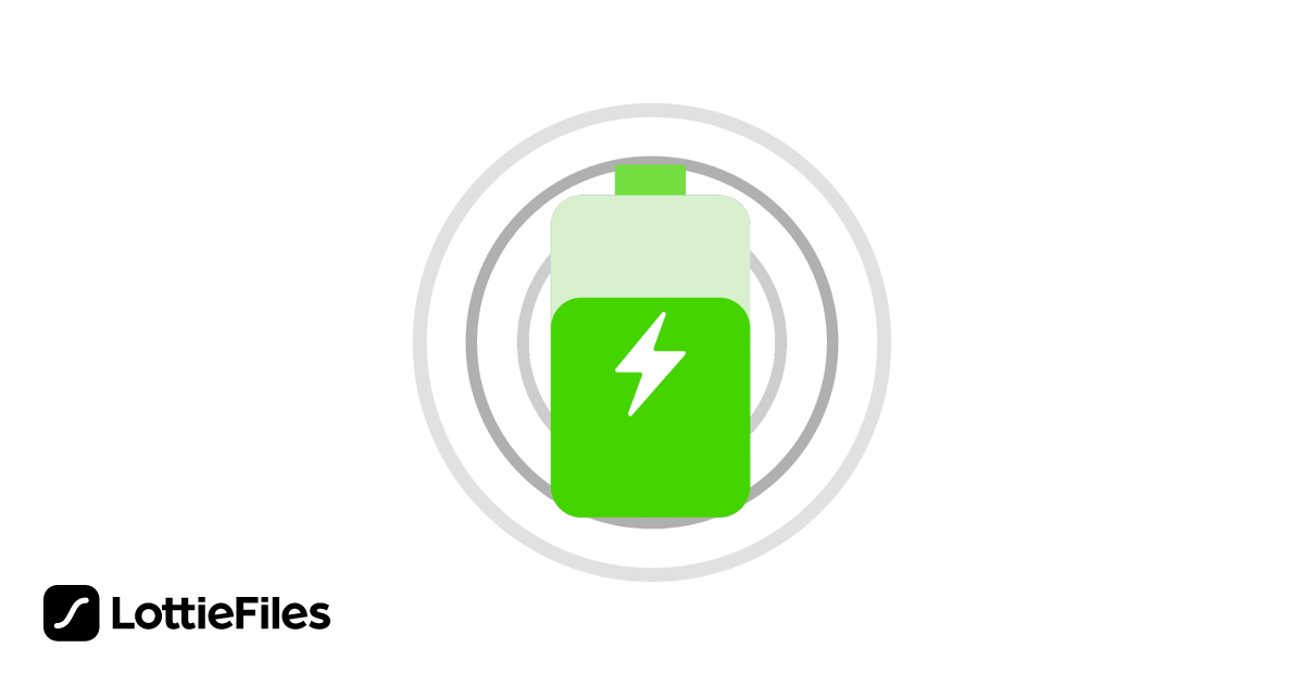 Free battery charging Animation by Shehzad | LottieFiles