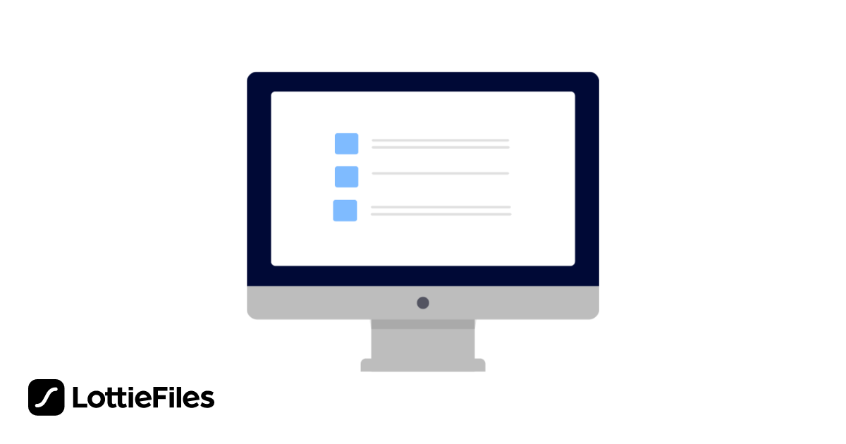 Free Ordinateur Animation by Antony | LottieFiles