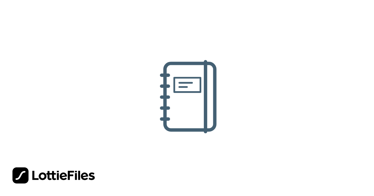 Free Notepad Animation by NAC | LottieFiles