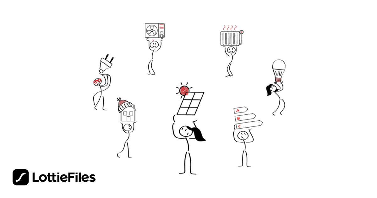 Free Landing page Lottie JSON animation by LottieJSON Animation by ...