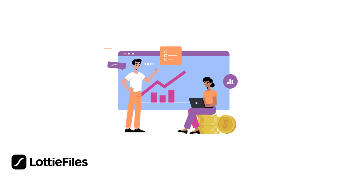 Free Sales Graph Animation by Segalo Media | LottieFiles
