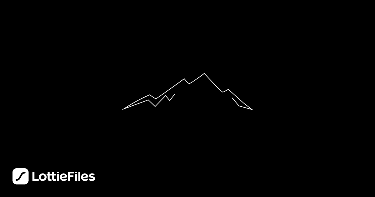 Free Mountain logo Lottie JSON animation Animation by Weblodge ...