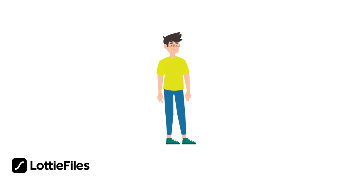 Free Dancer Man Animation by Betsa | LottieFiles