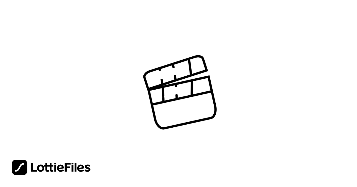 Free clapper board Animation by Arief | LottieFiles