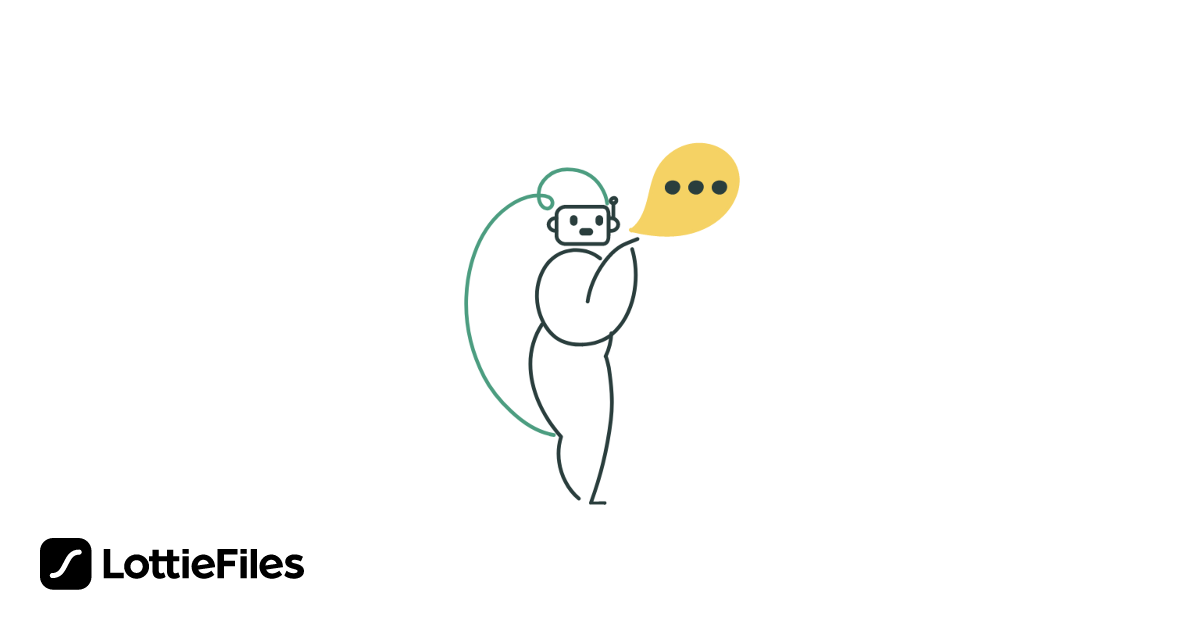 Free Chatbot spricht animation Animation by Abdul Latif | LottieFiles