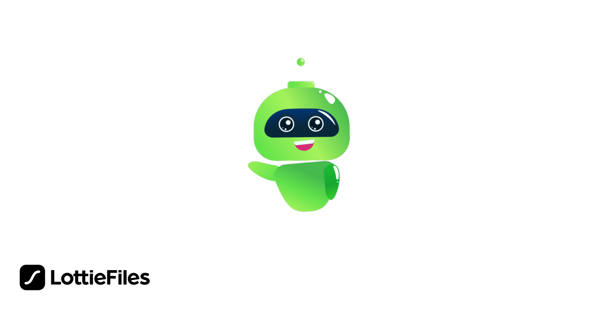 Free AI bot animated hi Animation by sandun | LottieFiles