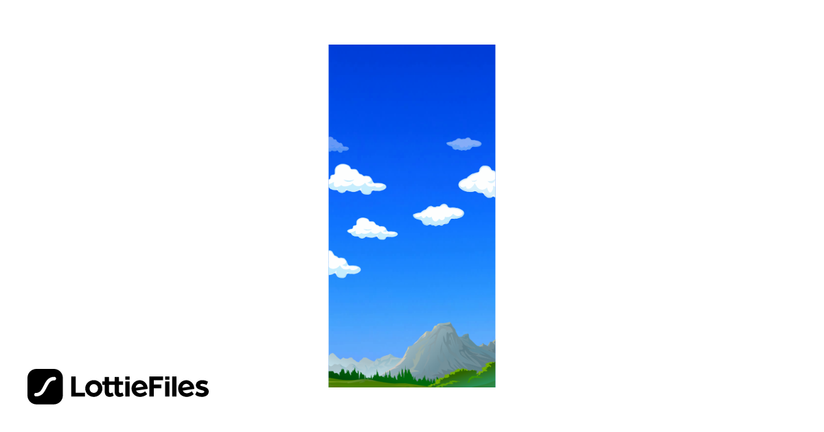 Free Blue Sky Animation by Ahmad Zuhairdi | LottieFiles