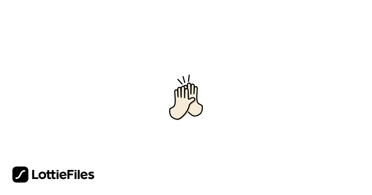 Free Hand Clap Animation by Amy | LottieFiles