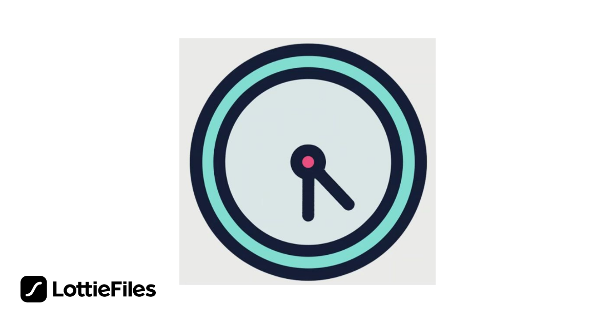Free Clock Animation by animation | LottieFiles