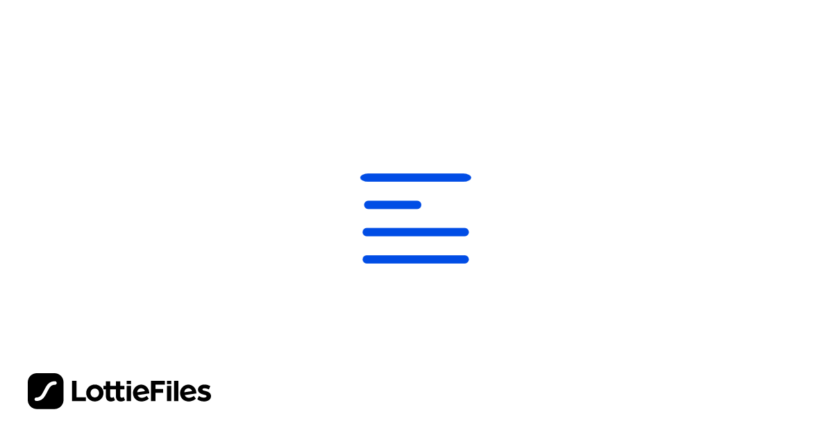 Free Left Align Animation by Hardik D | LottieFiles