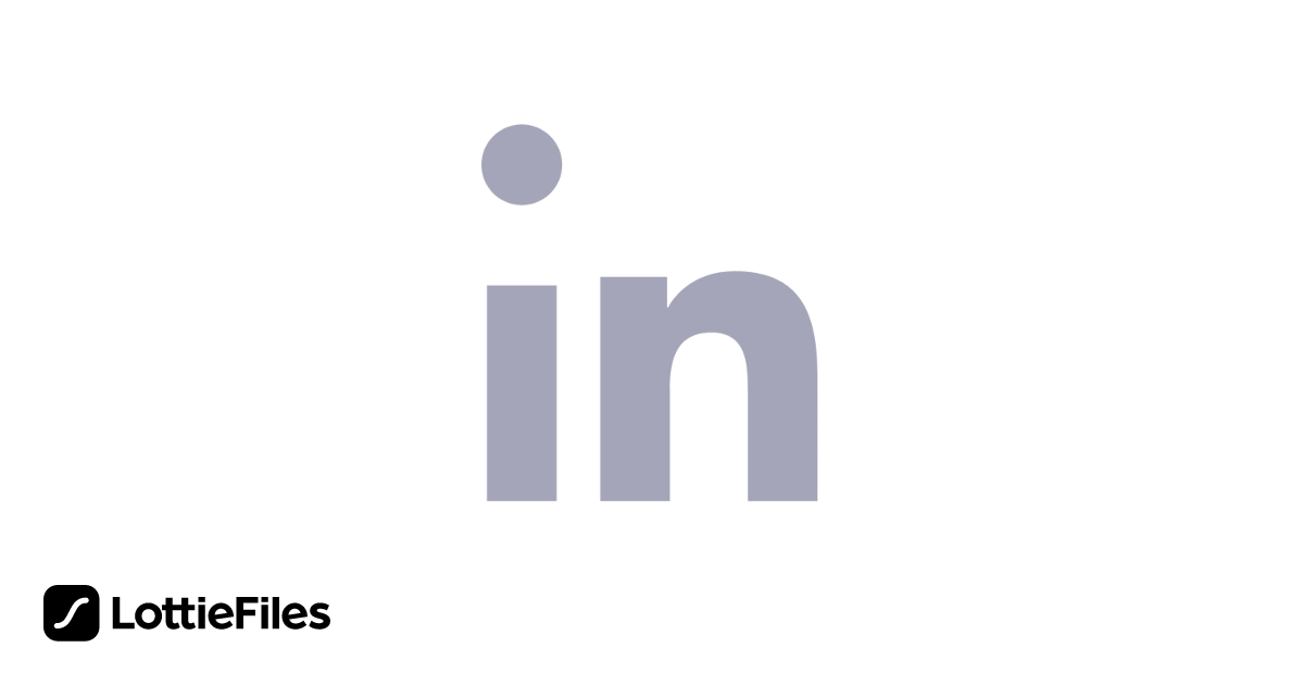Free linkedIn Animation by Juan David | LottieFiles