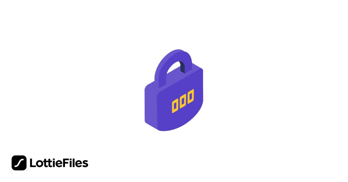 Free Lock Animation by Restful | LottieFiles