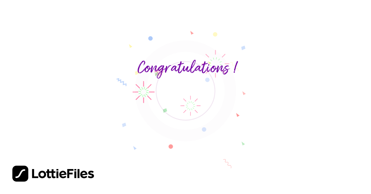 Free Congratulation Animation by AJMAL JAMAL | LottieFiles