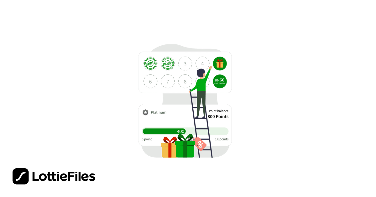 Free Collect Stamps.json Animation by Toshi Feryansyah | LottieFiles