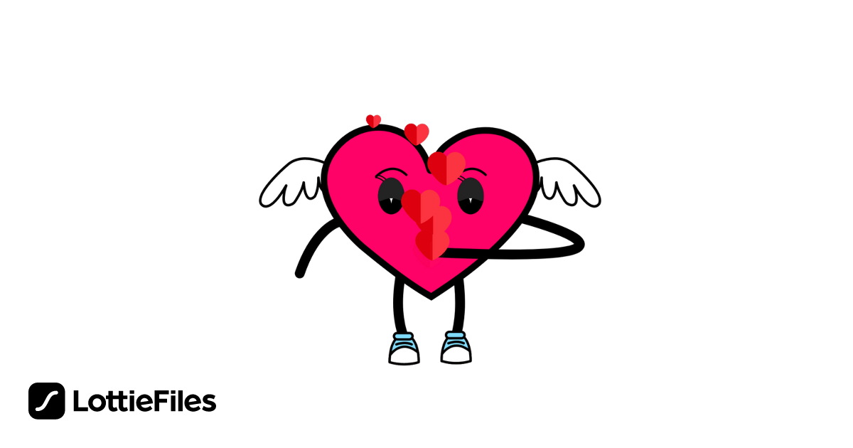 Free Heart Character Animation by SM Rony | LottieFiles
