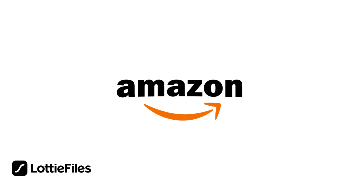 Animación gratuita de Amazon logo animation por Israr | LottieFiles