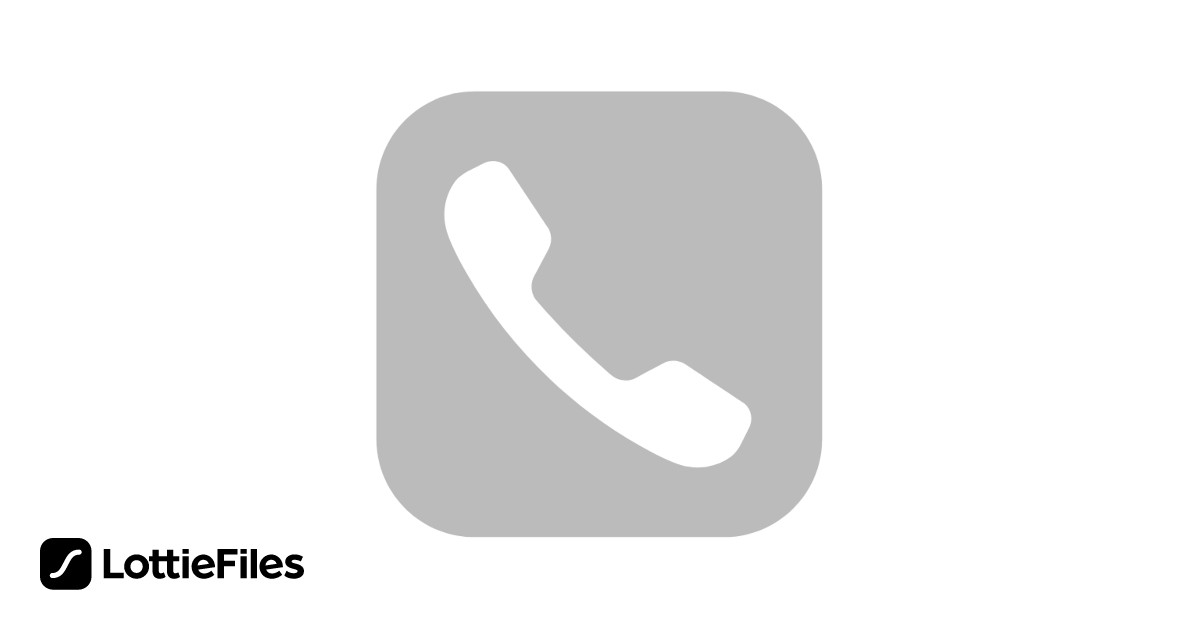Free iPhone call Animation by Mehalon Lulie | LottieFiles