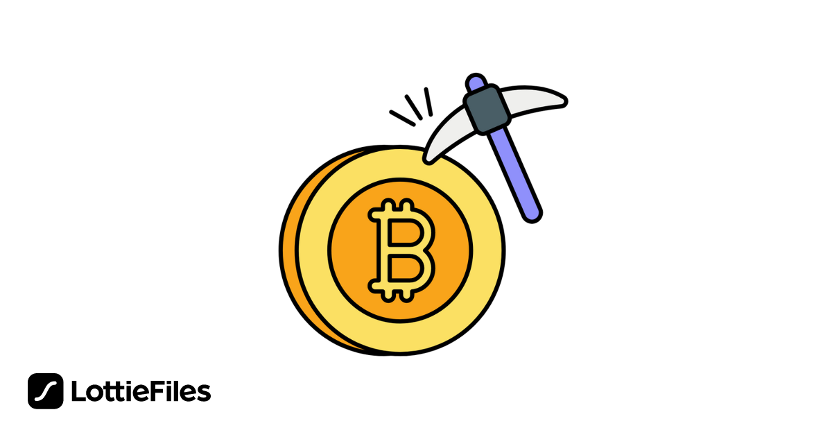 Free Bitcoin Mining Animation by Bricks | LottieFiles