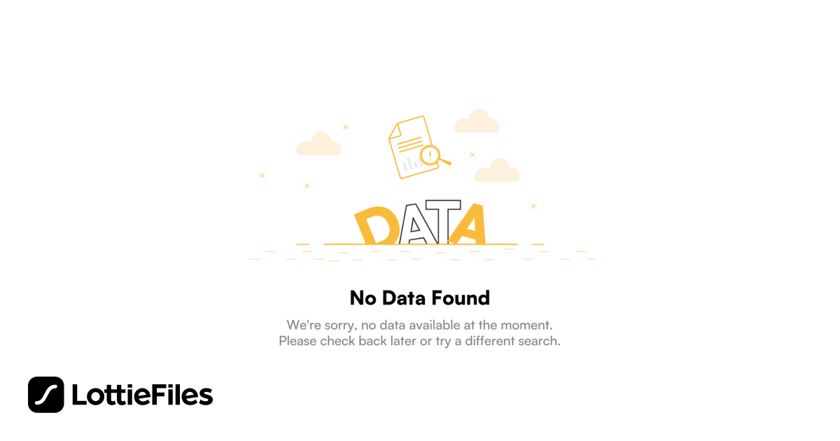 Free No data Found Animation by Muthukumar | LottieFiles
