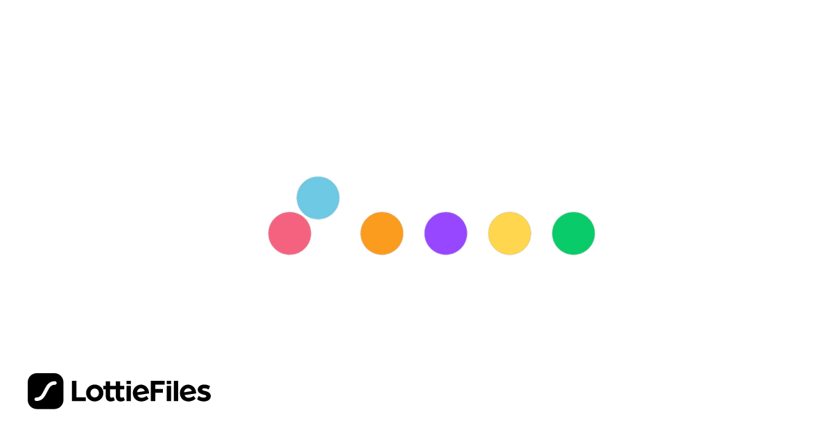 Free Dot Loader Animation by Diana | LottieFiles
