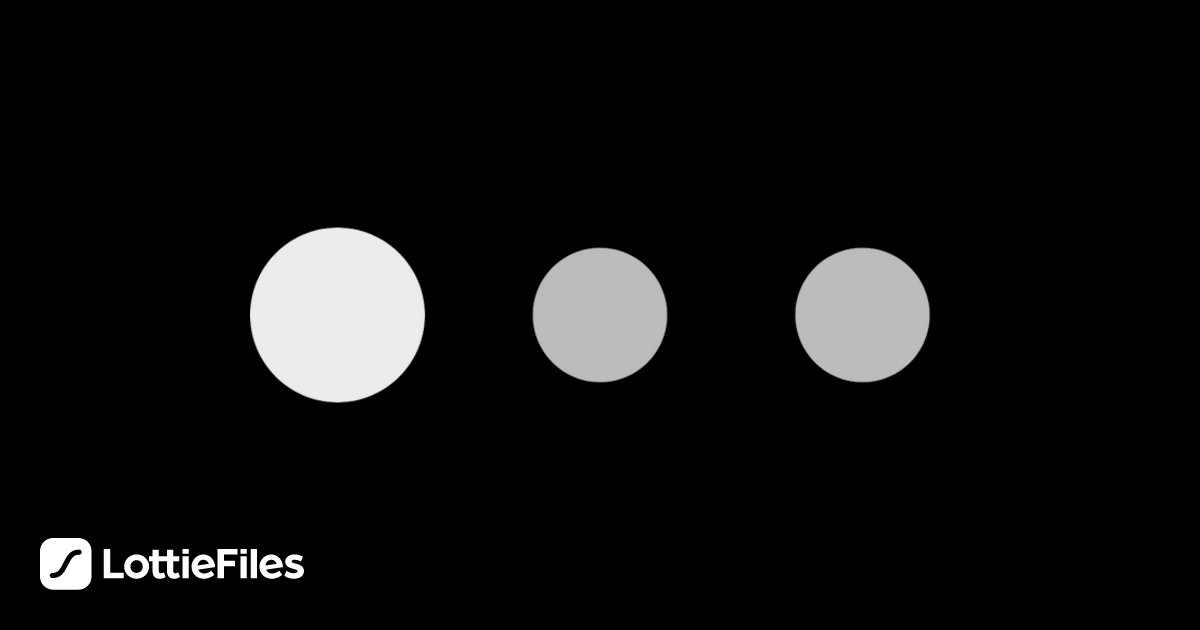 Free dark grey loading Animation by 一粒盐巴 | LottieFiles