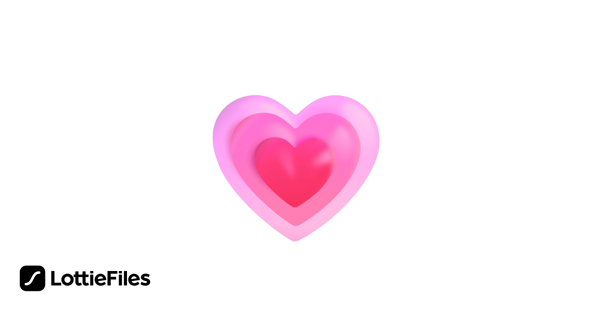 Free Heart Beating Interactive Animation by Sanjib | LottieFiles