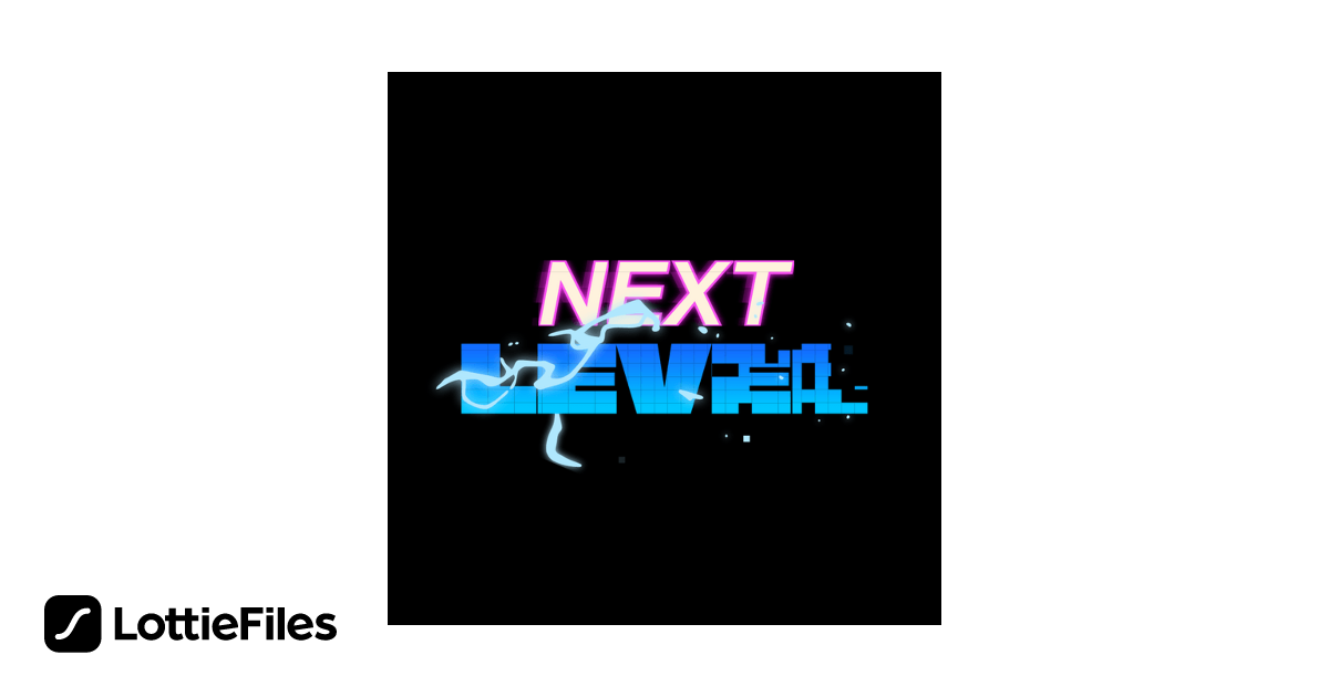 Free Next Level Type Animation Animation by Sanjib | LottieFiles