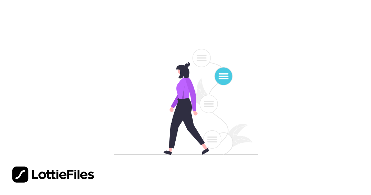 Free Female Random walk Animation by Chirag | LottieFiles
