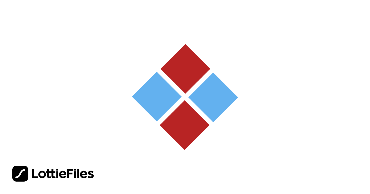 Free Blue and red loader Animation by Kelly Claus | LottieFiles