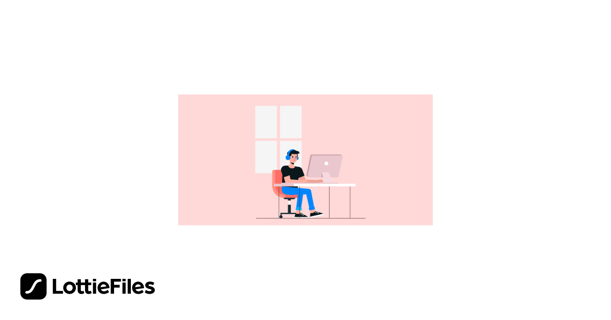 Free Character Typing Animation Animation by ahmad | LottieFiles