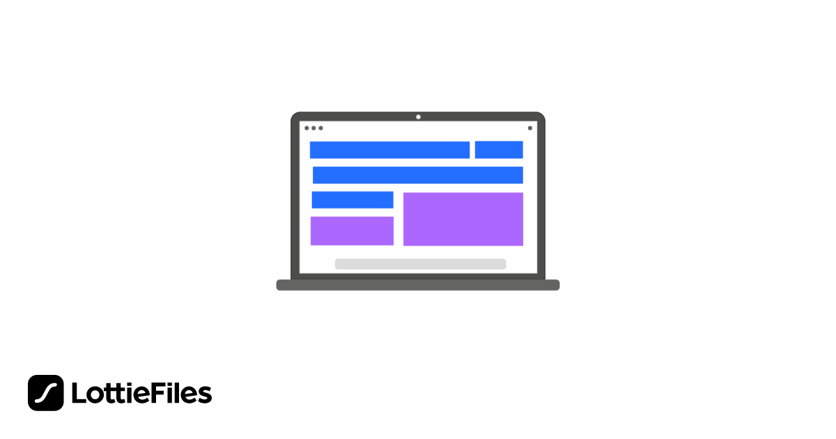 Free Laptop screen Animation by Patrick Gamelkoorn | LottieFiles