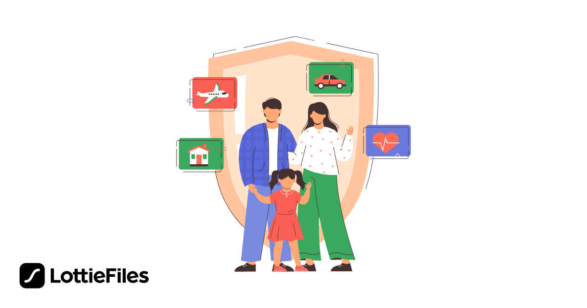 Free Family Insurance Animation by Yesh Kunal | LottieFiles