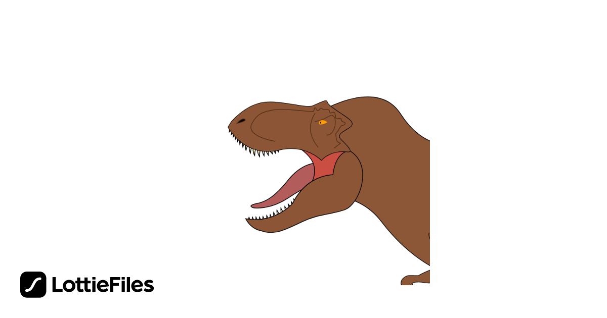 Free REXY the dinosour Animation by Enrique Higueras | LottieFiles