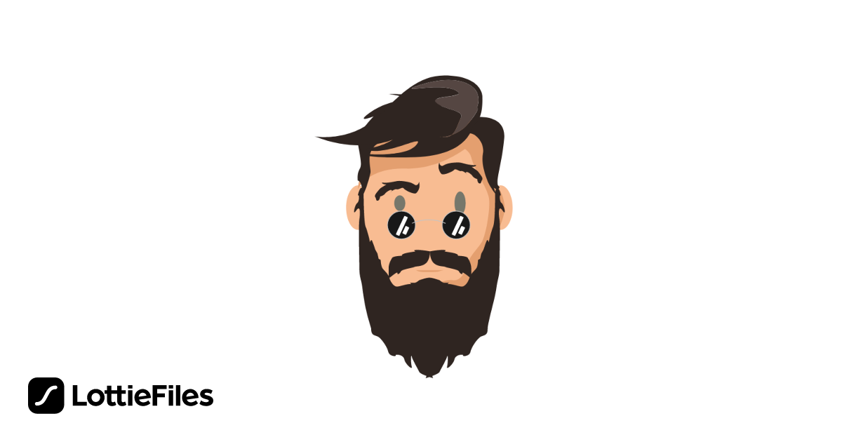 Free Hipster Beard Animation by Erez | LottieFiles