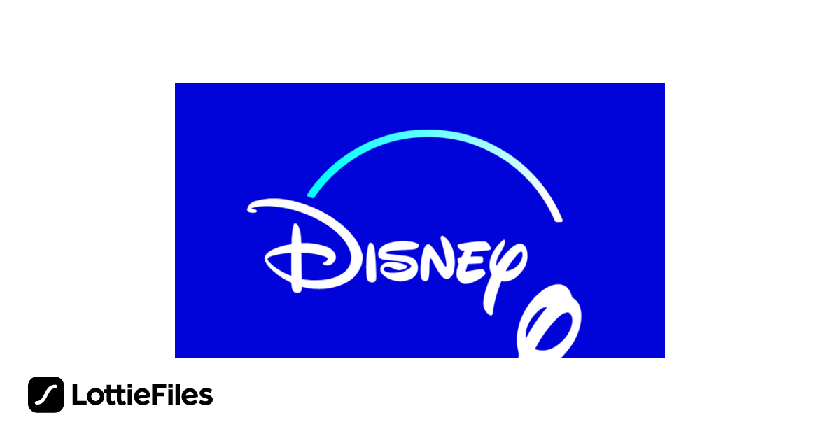 Free Disney + logo reimagined Animation by Gabrielly | LottieFiles