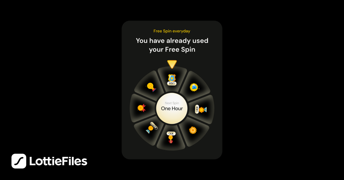 Free Spin Wheel animated using Spring Curve plugin Animation by Mau ...