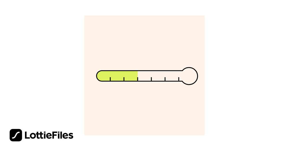 Free Progress Bar Temperature Animation by Sepideh | LottieFiles