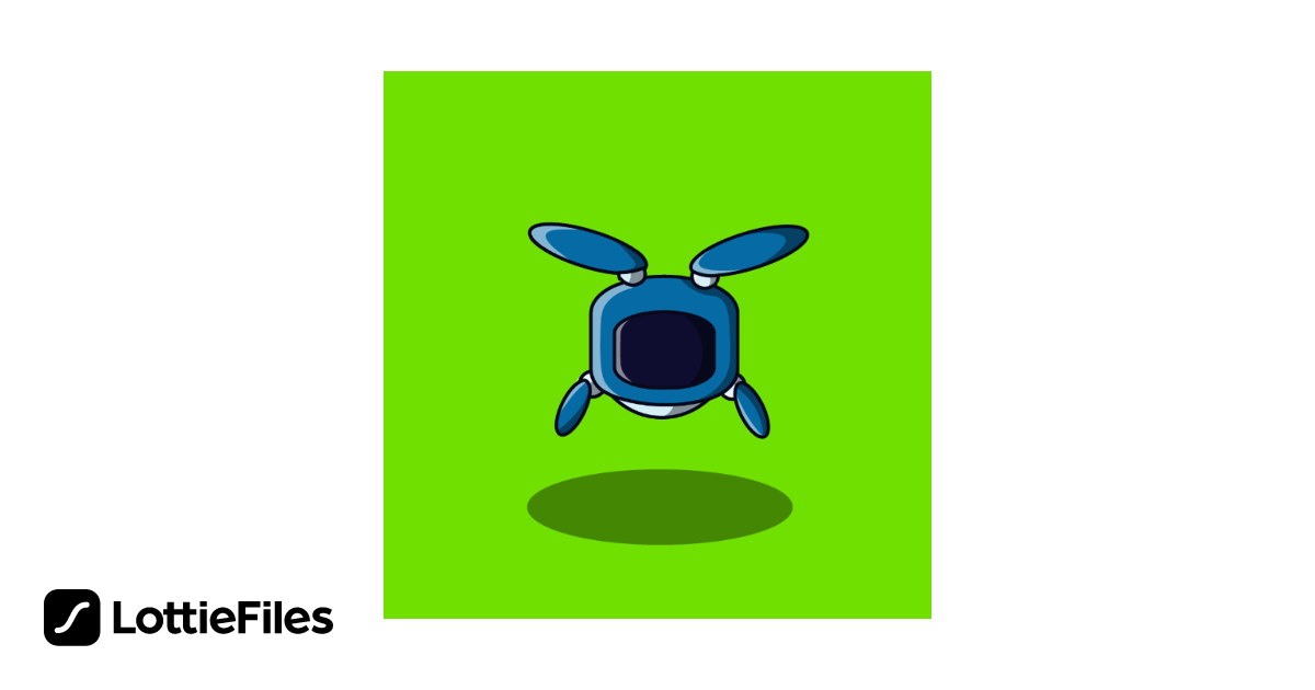 Free Blue Robot Animation by Studio | LottieFiles