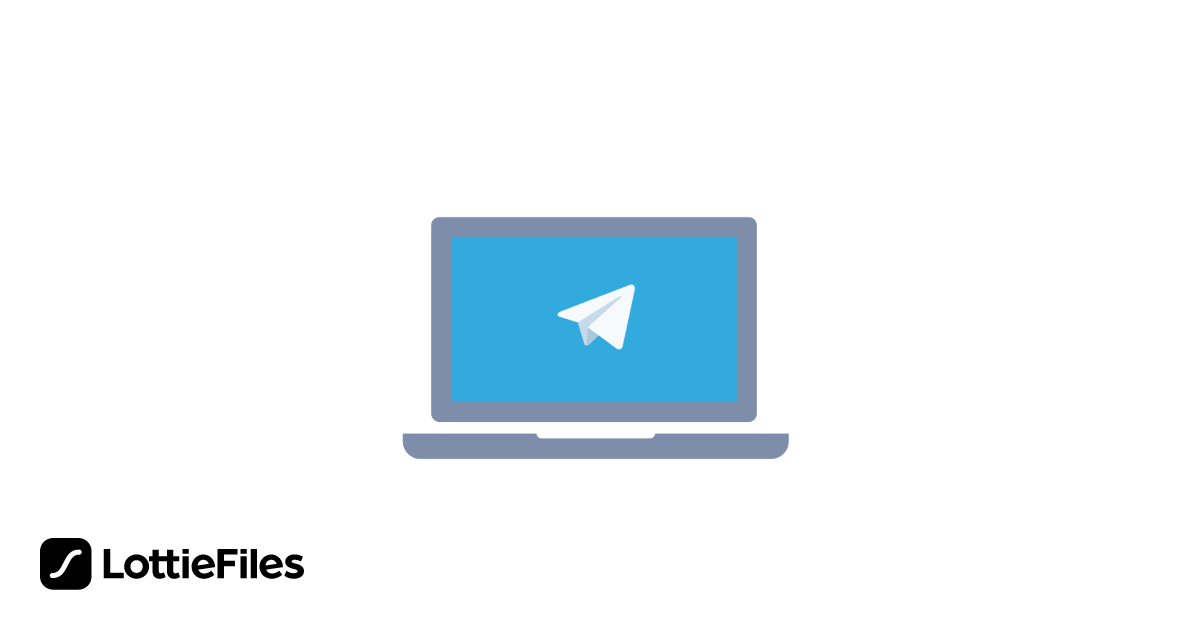 Free Telegram animation Animation by Sergey Designer | LottieFiles
